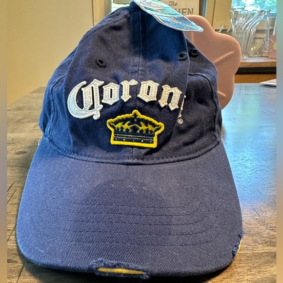 Corona | Accessories | Corona Baseball Cap Blue Yellow | Poshmark